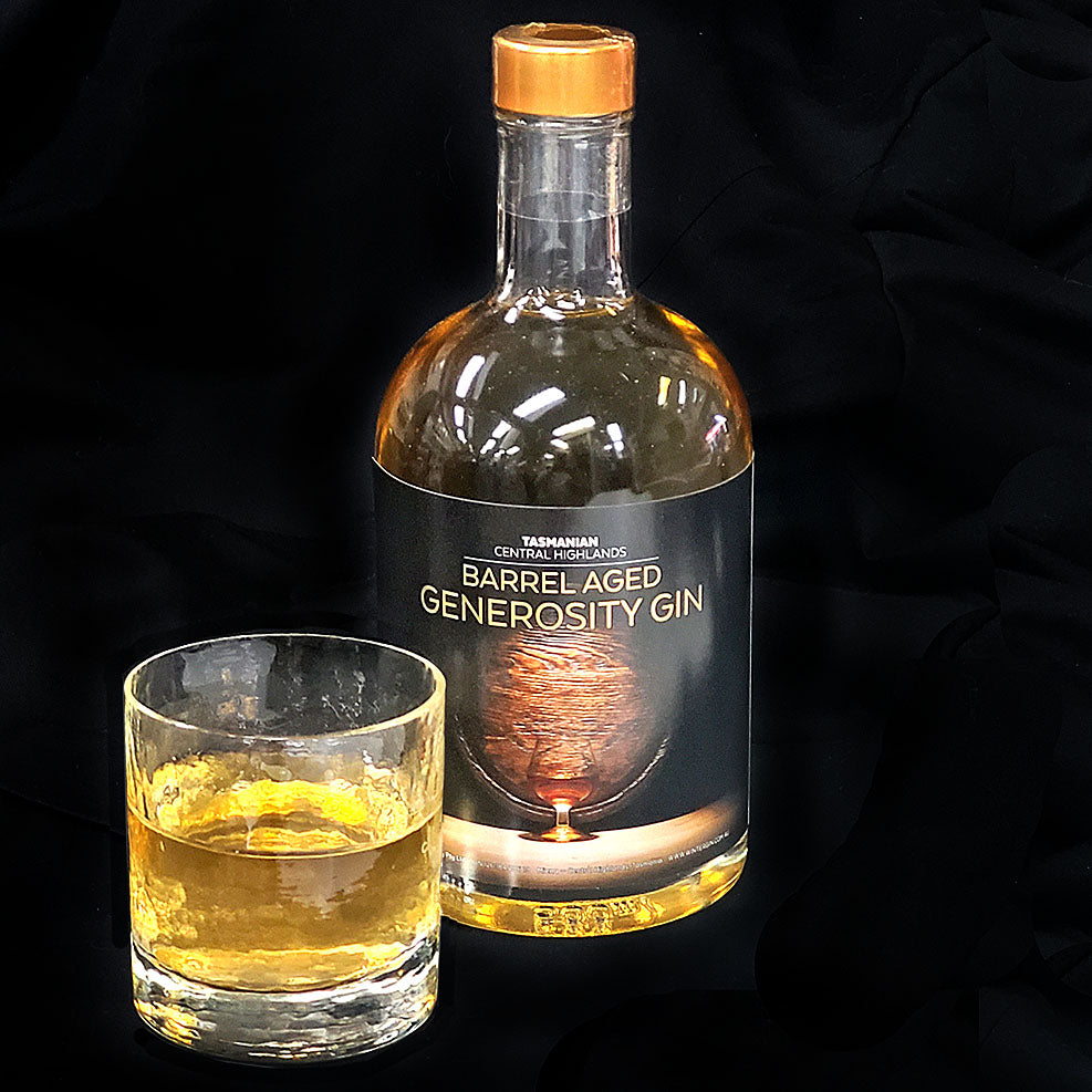 BARREL AGED - GENEROSITY GIN – Winter Gin Company